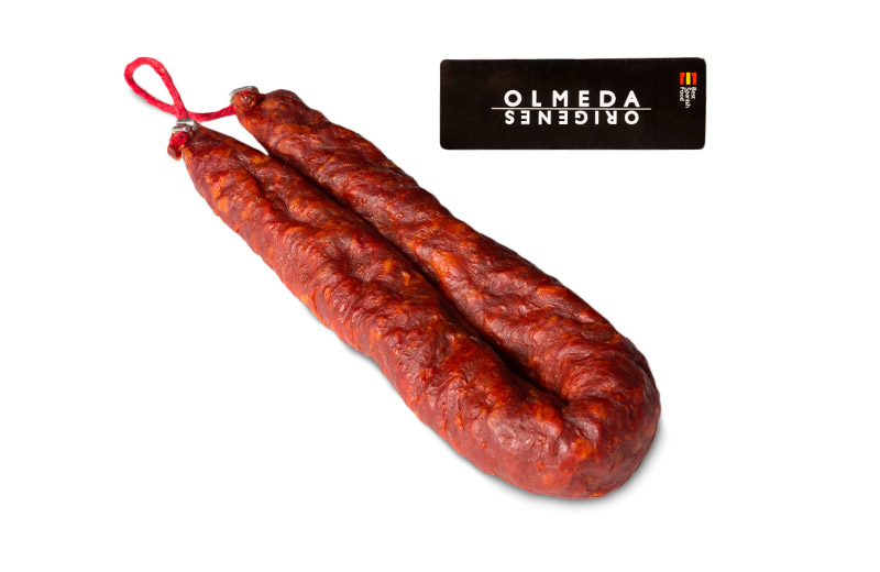 OLMEDA ORIGENES CHORIZO DEL PUEBLO PORK SAUSAGE 250gr - degustibus.gr