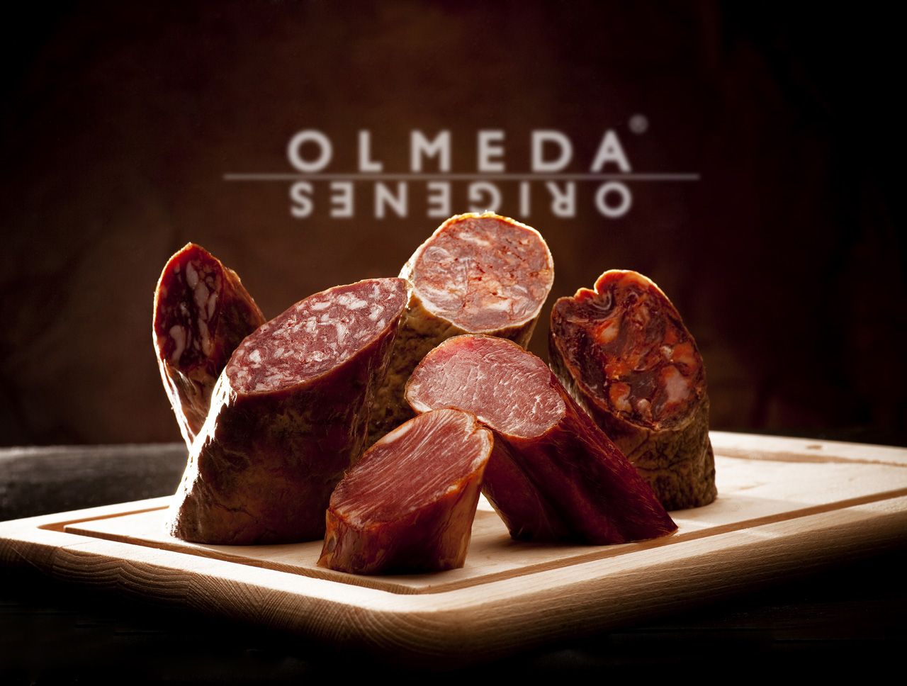 OLMEDA ORIGENES CHORIZO DEL PUEBLO PORK SAUSAGE 250gr - degustibus.gr