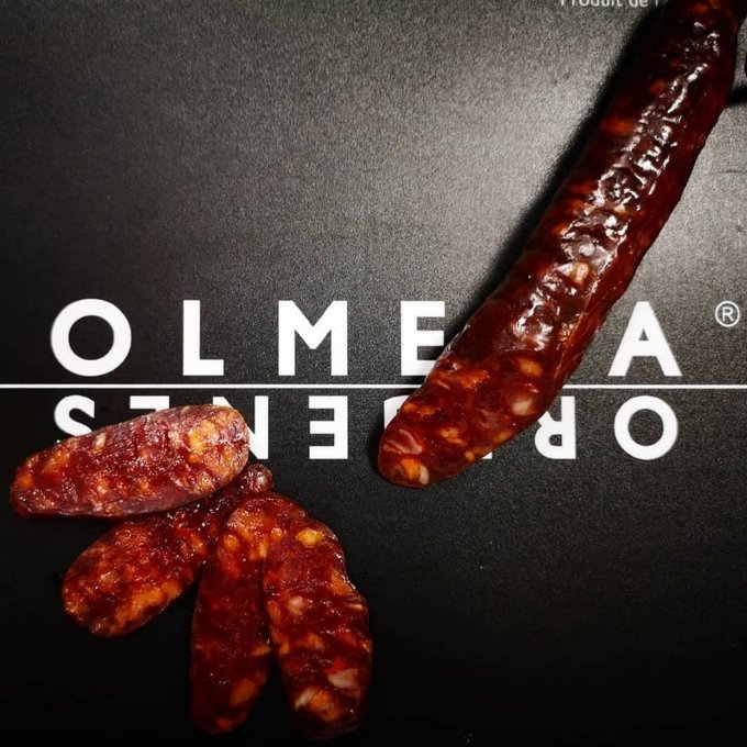 OLMEDA ORIGENES CHORIZO DEL PUEBLO PORK SAUSAGE 250gr - degustibus.gr